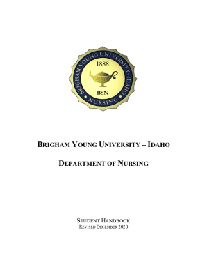 Fillable Online 1 BYU-Idaho Program Review for The Nursing Department 10 ... Fax Email Print ...