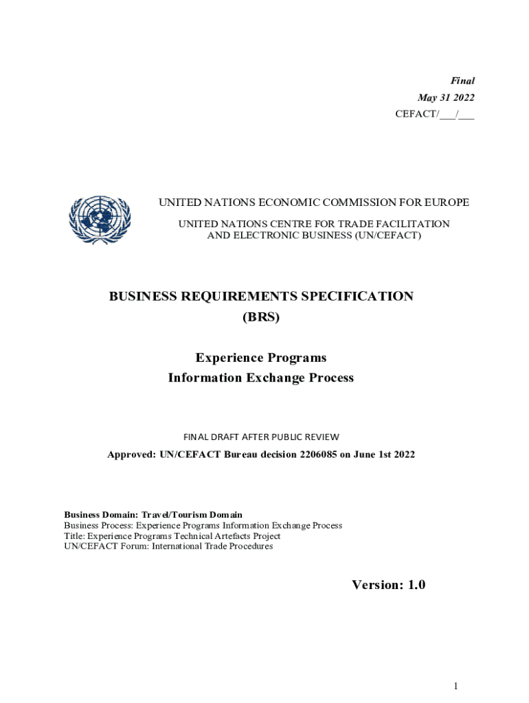 Fillable Online UN/CEFACT Business Standard, Export Certificate Business ... Fax Email Print ...