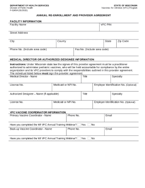 About Vaccines for Children (VFC) Program - for providers Doc Template ...