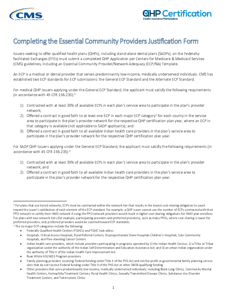 Fillable Online PY23 Completing the ECP Justification Form Fax Email ...
