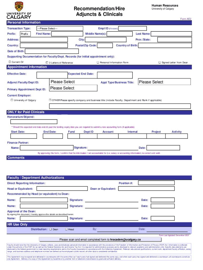 Fillable Online How to Hire an Adjunct Employee - Montclair State ...