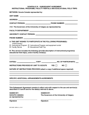 Fillable Online THIS AGREEMENT DATED AS OF THEDAY OF, 19 Fax Email ...