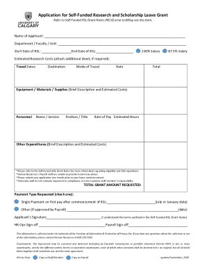 Fillable Online RSL Application Form Fax Email Print - pdfFiller