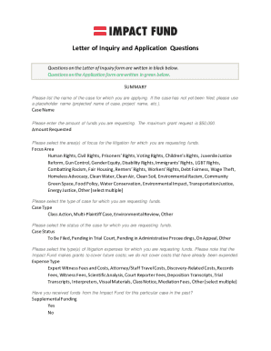 Fillable Online Letters of Inquiry - College of Education - University ...