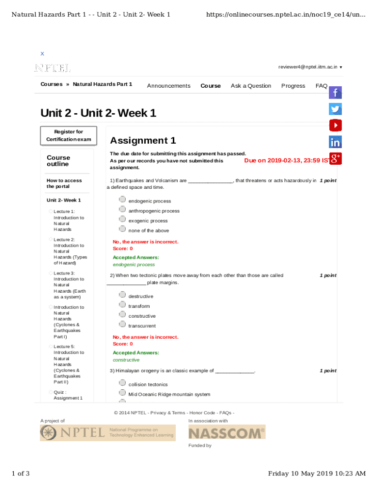 Fillable Online Unit 2- Week 1 - Nptel Fax Email Print - pdfFiller