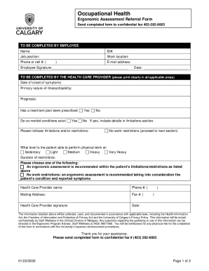 Fillable Online Employee's Claim for Compensation for a Work-Related ...