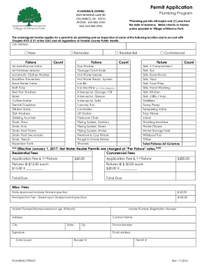Fillable Online Planning Permit Application Form Fax Email Print ...