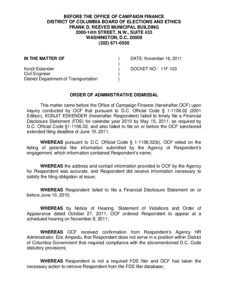 Fillable Online Ocf Form 18Fill Out and Use This PDF Fax Email Print ...