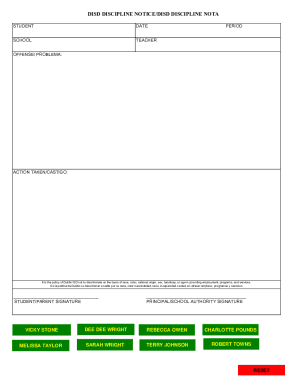 Fillable Online Statement of Non-Discrimination - Title IX Compliance ...