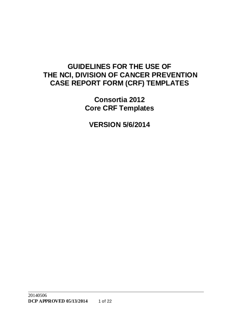 DCP, Standard Operating Procedure, Reviewing and ... - prevention ...