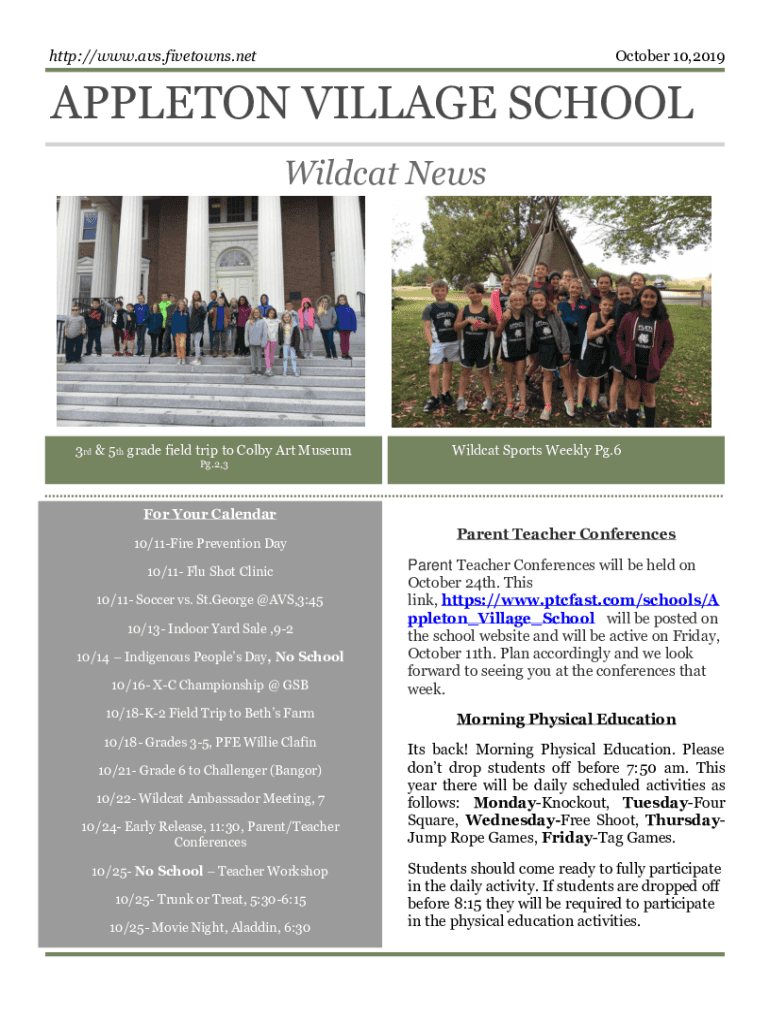 Fillable Online Appleton Village School: Home Fax Email Print - pdfFiller