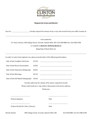 Fillable Online Medical Record Release of Information Authorization Fax ...
