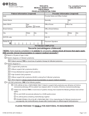 Fillable Online Cinqair Prior Authorization Request Form Fax Email ...