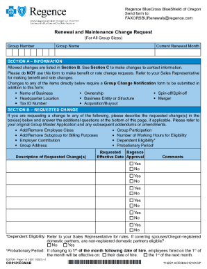 Fillable Online Forms and documents for members - Regence Fax Email ...