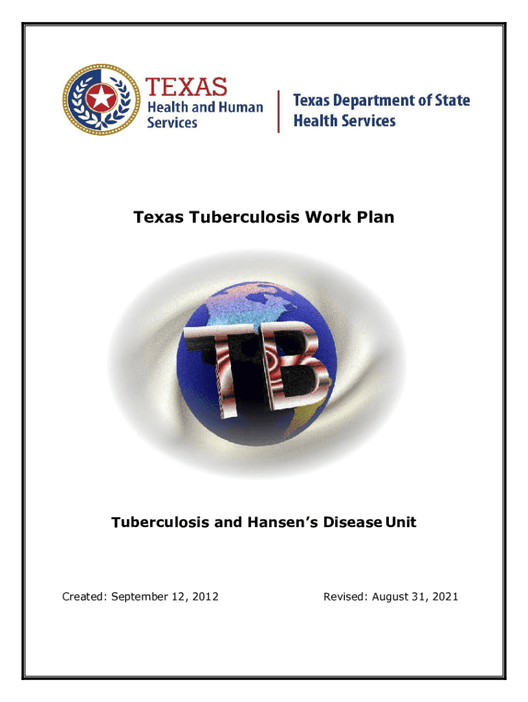 Fillable Online Texas Tuberculosis Work Plan - City of Port Arthur Fax ...