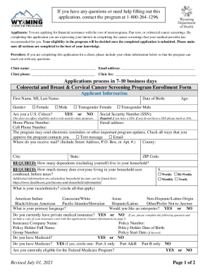 Fillable Online Applications process in 7-10 business days Colorectal and Breast ... Fax Email ...