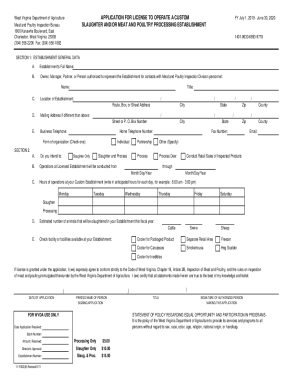 Fillable Online Meat Poultry Inspection Forms Fax Email Print - pdfFiller