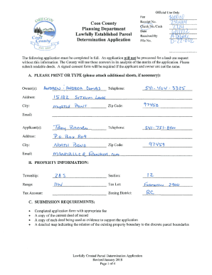 Fillable Online Combination / Split Request Form - Coconino County - az.gov Fax Email Print ...