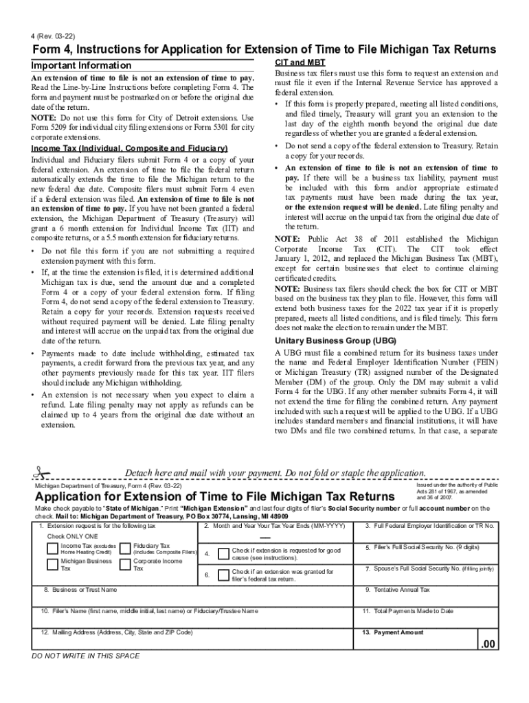 Fillable Online Extension of Time To File Your Tax Return - IRS Fax ...