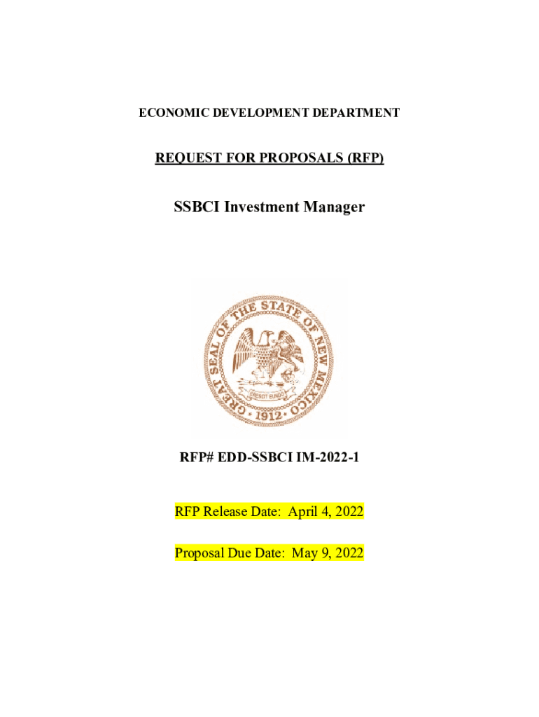Fillable Online Request for Proposal (RFP) To Qualify and Select a Fund ... Fax Email Print ...
