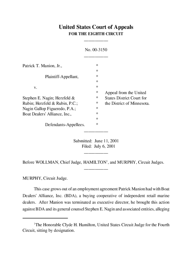 Fillable Online ecf ca8 uscourts 8th Circuit reverses lower court's ...