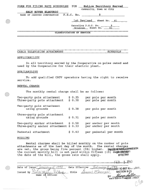 Fillable Online psc ky FORM FOR FILING RATE SCHEDULES ... - KY PSC Home ...