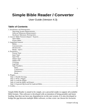 Fillable Online Simple Bible Reader / Converter - PDF Free Download Fax Email Print - pdfFiller