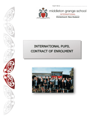 Fillable Online International Student Application Form and Enrolment ... Fax Email Print - pdfFiller