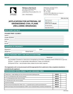 Fillable Online Application-for-Approval-of-Engineering-Civil-Plans ...