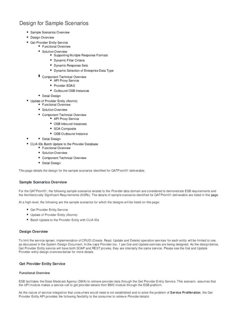 Fillable Online Design for Sample Scenarios Fax Email Print - pdfFiller