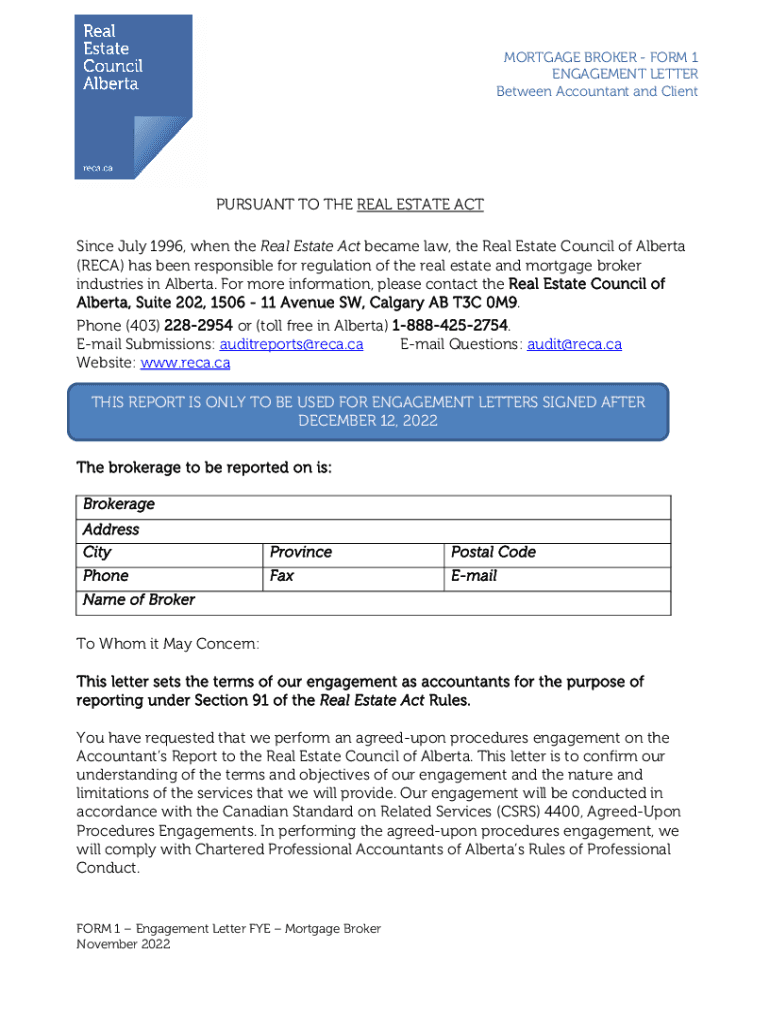 Fillable Online Form 1 Engagement - Fill Online, Printable, Fillable ...
