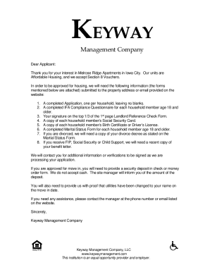 Fillable Online MEL-Application-Packet.pdf - Keyway Management Fax ...