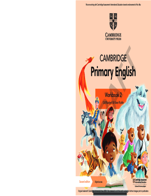 Fillable Online Primary English Workbook 2 Sample by Cambridge ...