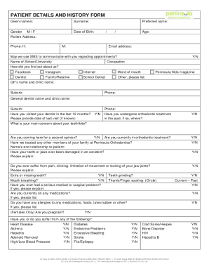 Fillable Online Patient Demographic Form *Patient Name (First, Middle ...