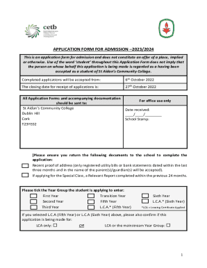Fillable Online Sacred Heart Secondary School Application Form 2023-2024 Fax Email Print - pdfFiller