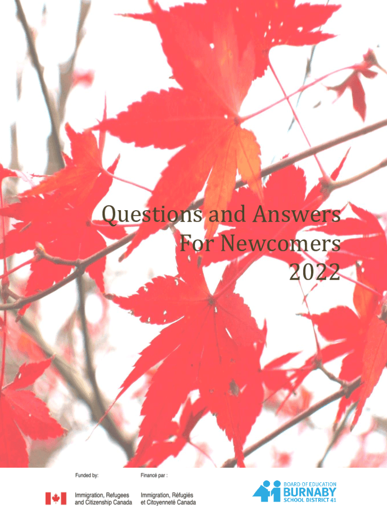 Fillable Online For Newcomers Fax Email Print - pdfFiller