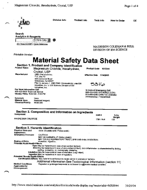 Fillable Online Safety Data Sheets (SDS) search results - Avantor Fax Email Print - pdfFiller