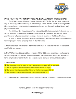 Fillable Online pre-participation physical evaluation form (ppe ...