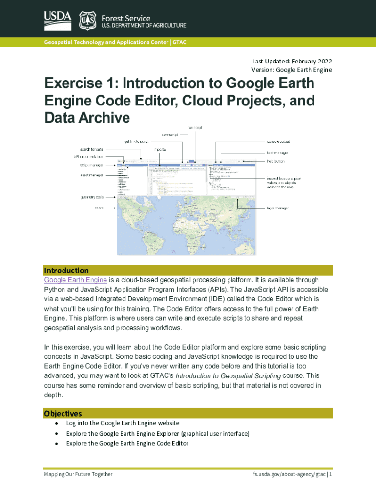 Fillable Online End-to-End Google Earth Engine (Full Course Material ...
