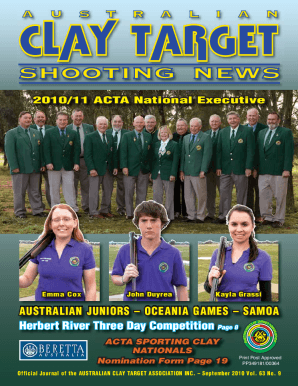 Fillable Online Competitions - Irish Clay Target Shooting Association ...