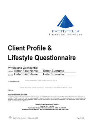 Fillable Online New Client Profile Form Template - Jotform Fax Email ...