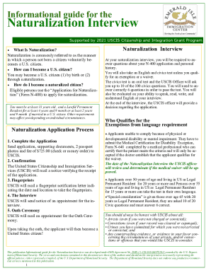 Fillable Online Commonly Asked Questions About the Naturalization ...
