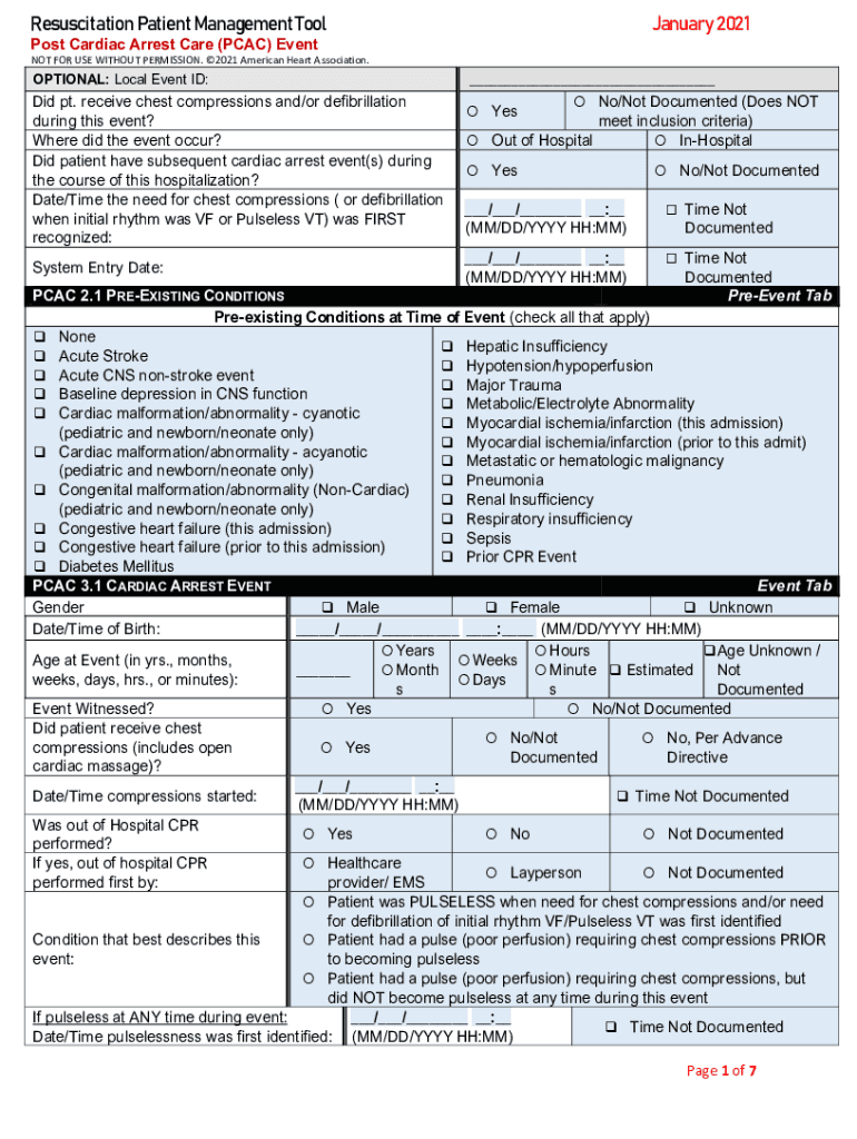 Fillable Online Part 10: Special Circumstances of Resuscitation - AHA ...