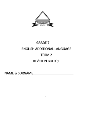 Fillable Online Clever English First Additional Language Grade 7 ...