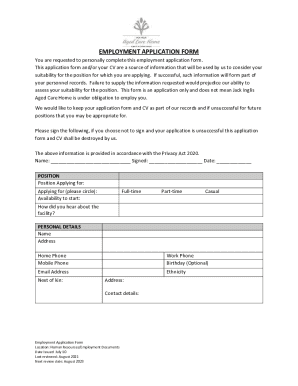 Fillable Online What Is a Job Application Form? Definition & Examples ...