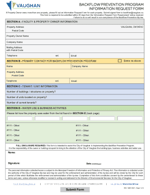 Fillable Online I Need a Backflow Preventer InspectionNashville.gov Fax Email Print - pdfFiller