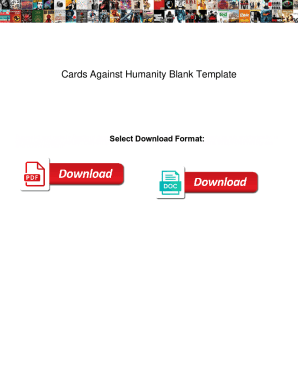 Fillable Online Cards Against Humanity Blank Template Fax Email Print ...