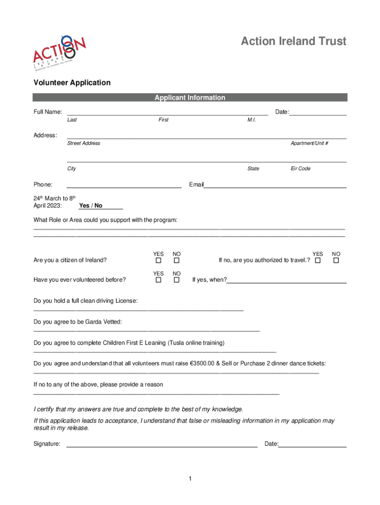 Fillable Online Employment application (2-pp.) - Assumption Parish ...