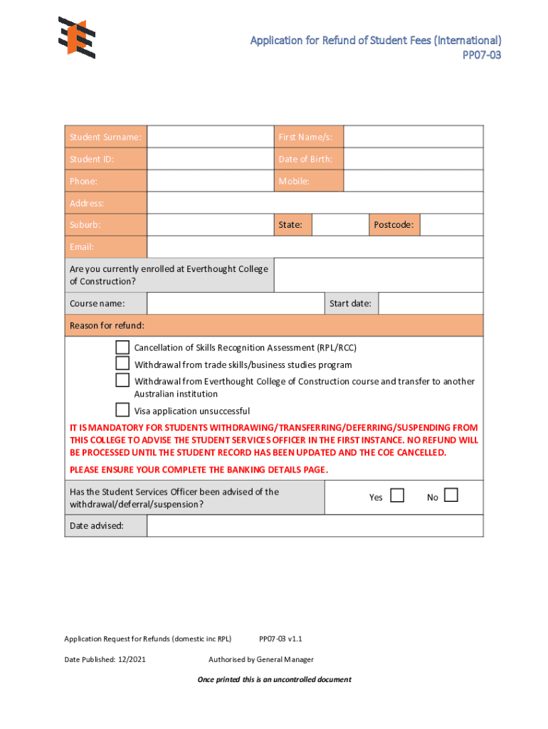 Fillable Online International Student Application Form Form - Rhodes ...