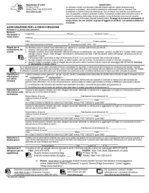 Fillable Online New York State Department of Labor Central Support Unit ...